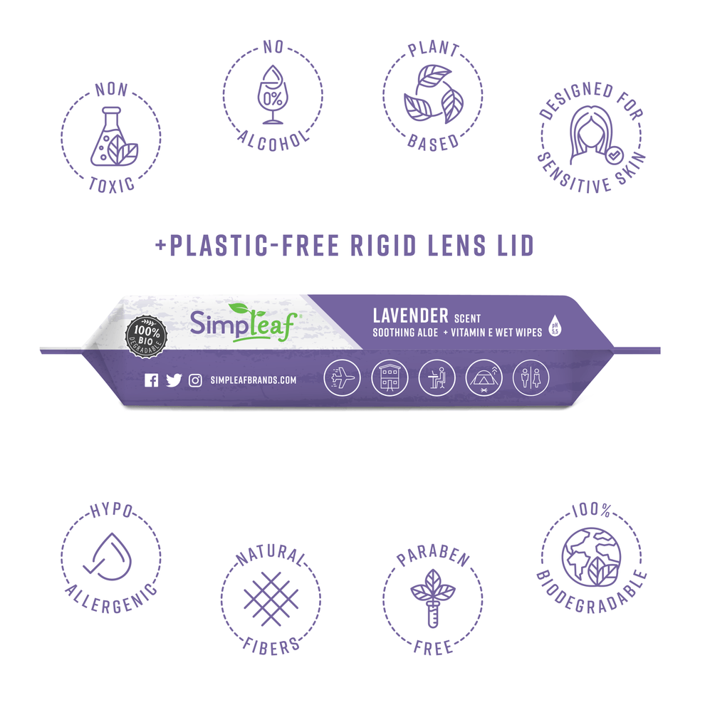 25-Count Unscented & Scented Flushable Wipes | Simpleaf – Simpleaf Brands
